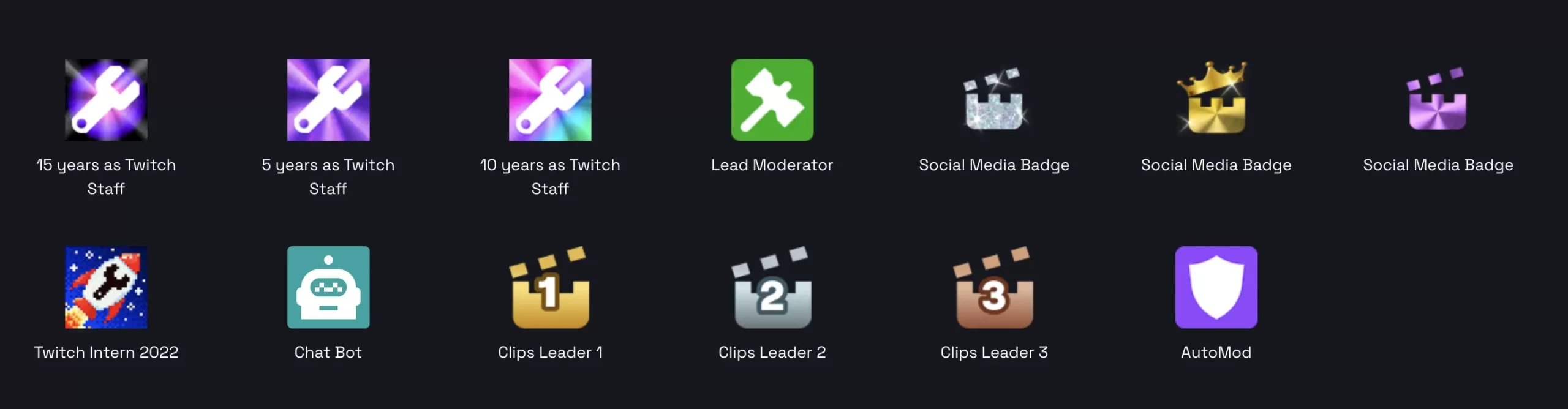 Twitch Badges Recap 2025